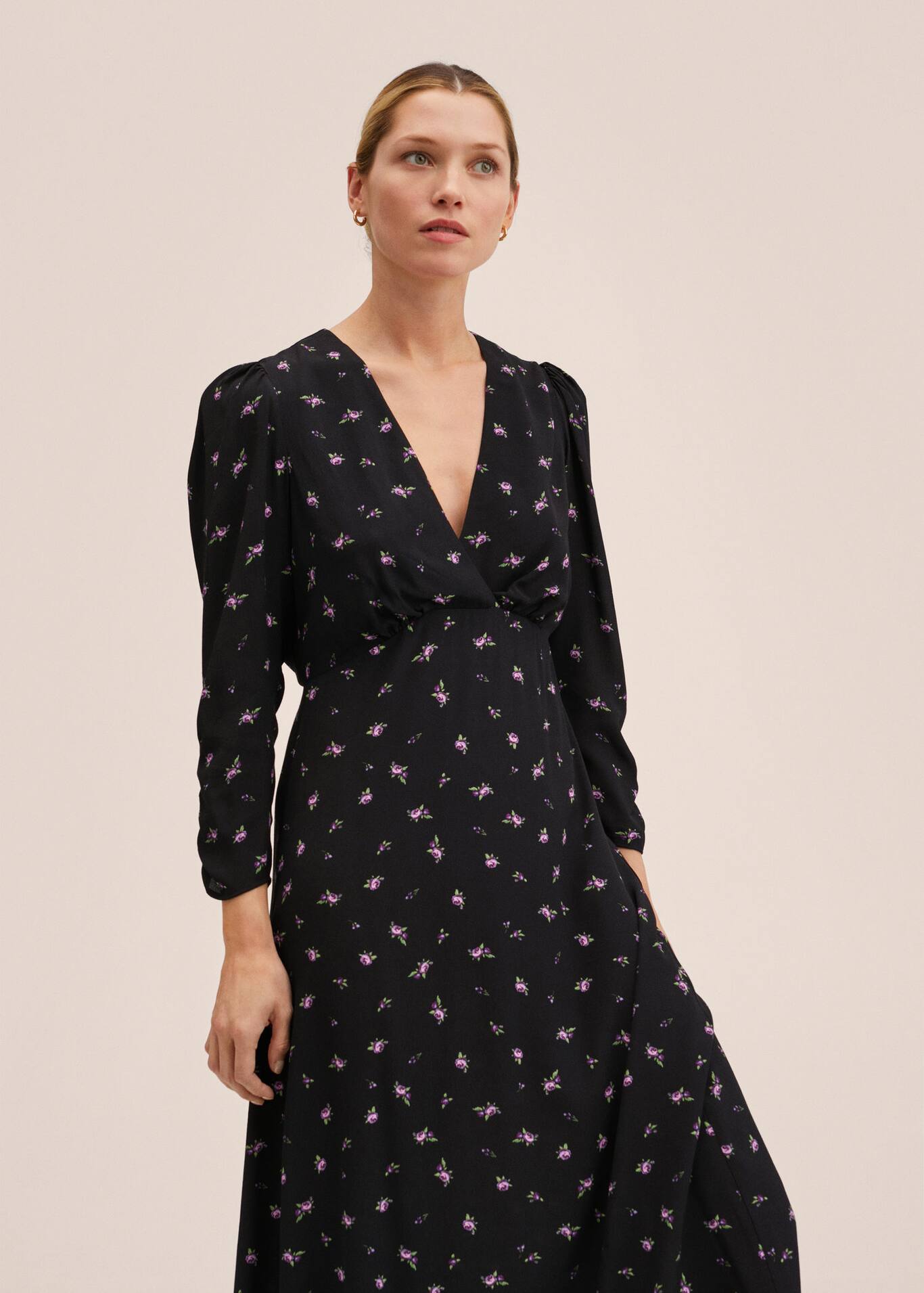 Floral print dress - Woman | MANGO OUTLET Bulgaria