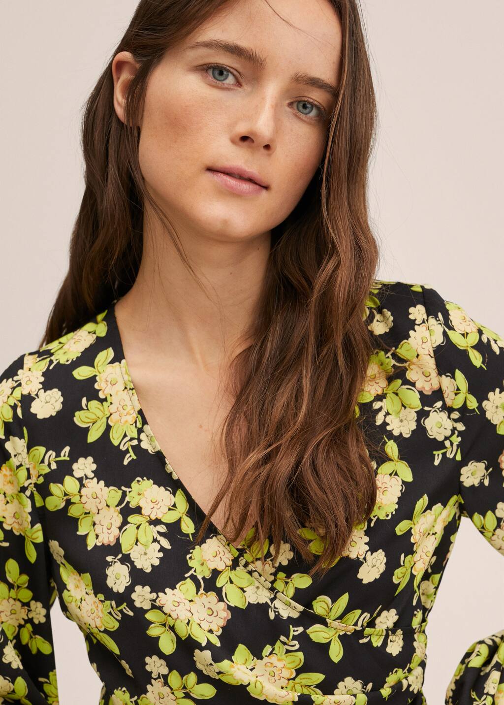 Mango Floral Print Blouse 27053267 99