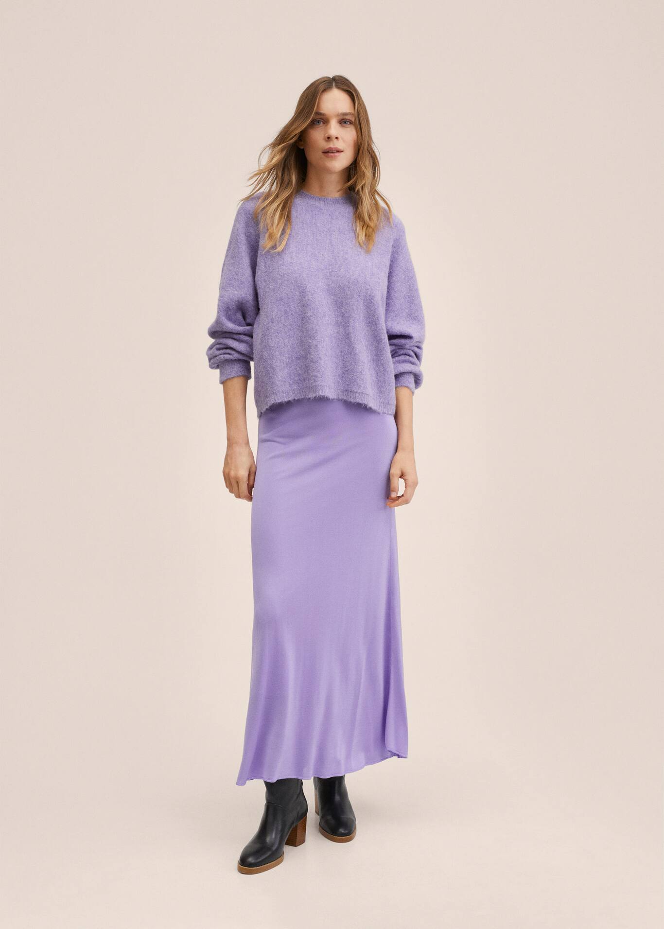 Batwing-sleeve sweater - Woman | MANGO OUTLET Hungary