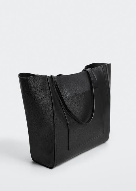 Bolso Shopper Bolsillo Mujer Mango España