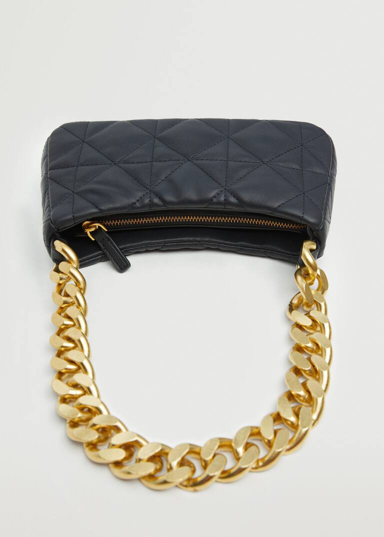 Bolso Cadena Acolchado Mujer Mango México
