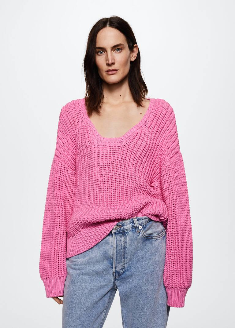 Chunky Knit Sweater Women Mango United Kingdom