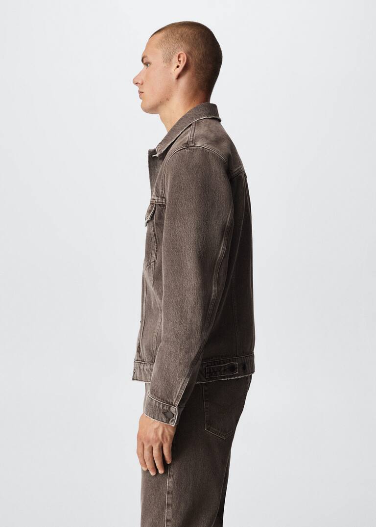 Oversize Denim Jacket Men Mango Man Usa