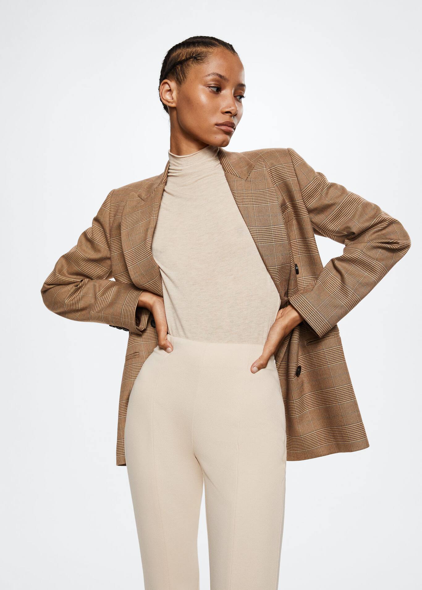 Slit Hem Pants Women Mango Outlet Usa