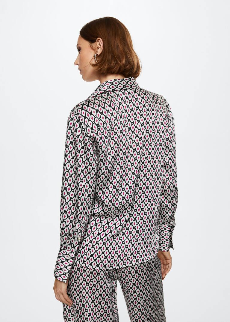 Geometric print shirt - Woman | Mango China