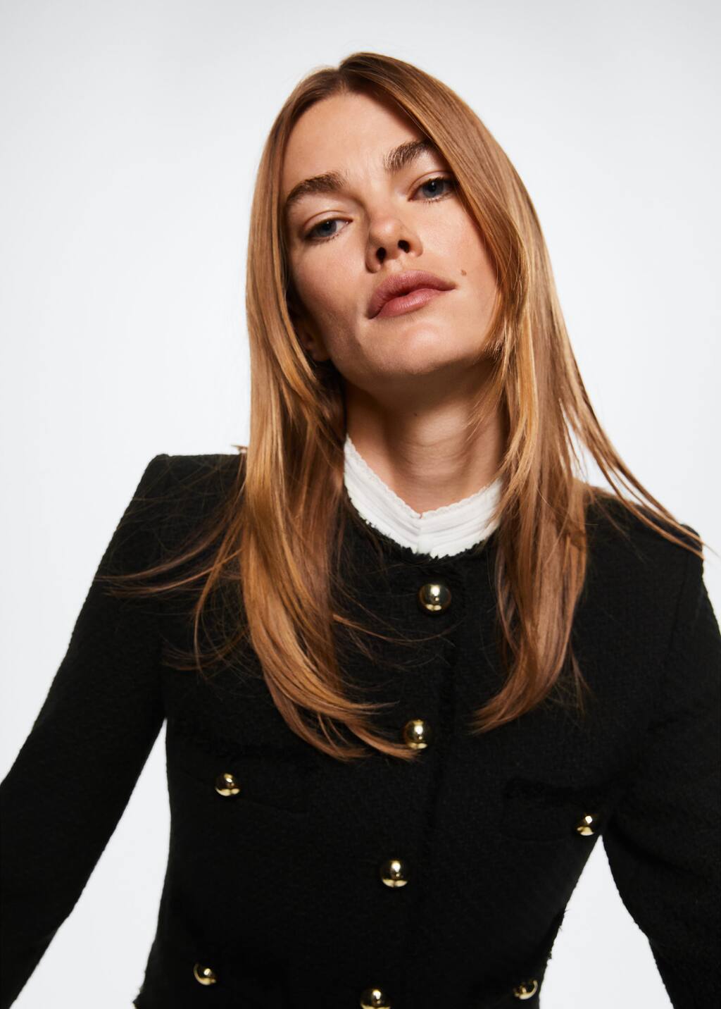 Mango Pocket Tweed Jacket 37064391 99