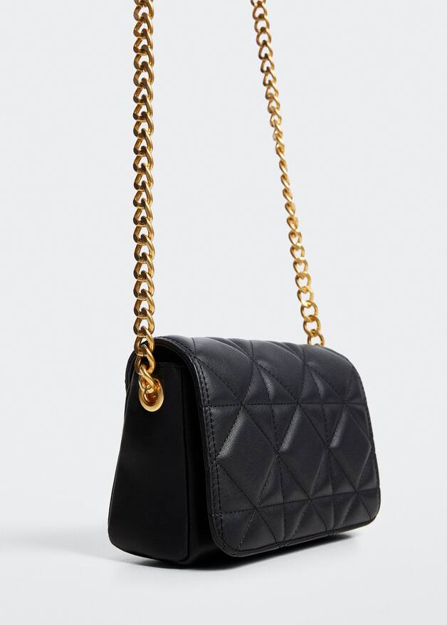 Bolso Acolchado Asa Cadena Mujer Mango Andorra