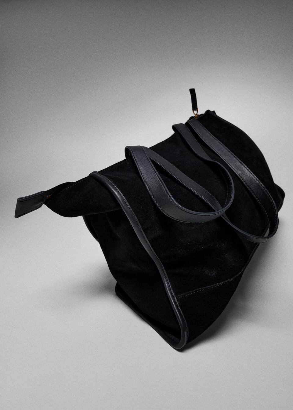Bolso Shopper Piel Mujer Mango España