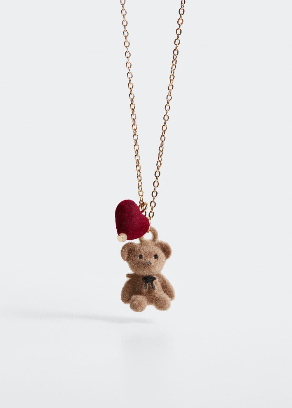 Teddy Bear Chain Necklace Girls Mango Outlet United Kingdom