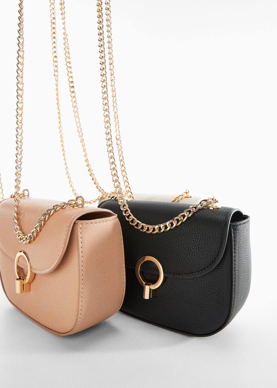 Bolso Solapa Cadena Mujer Mango España
