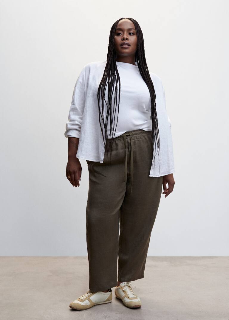100 Linen Pants Women Mango Usa