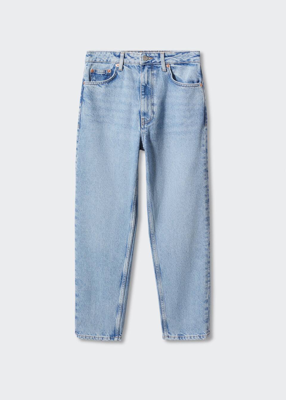 Jeans Mom Confort Tiro Alto Mujer Mango Andorra