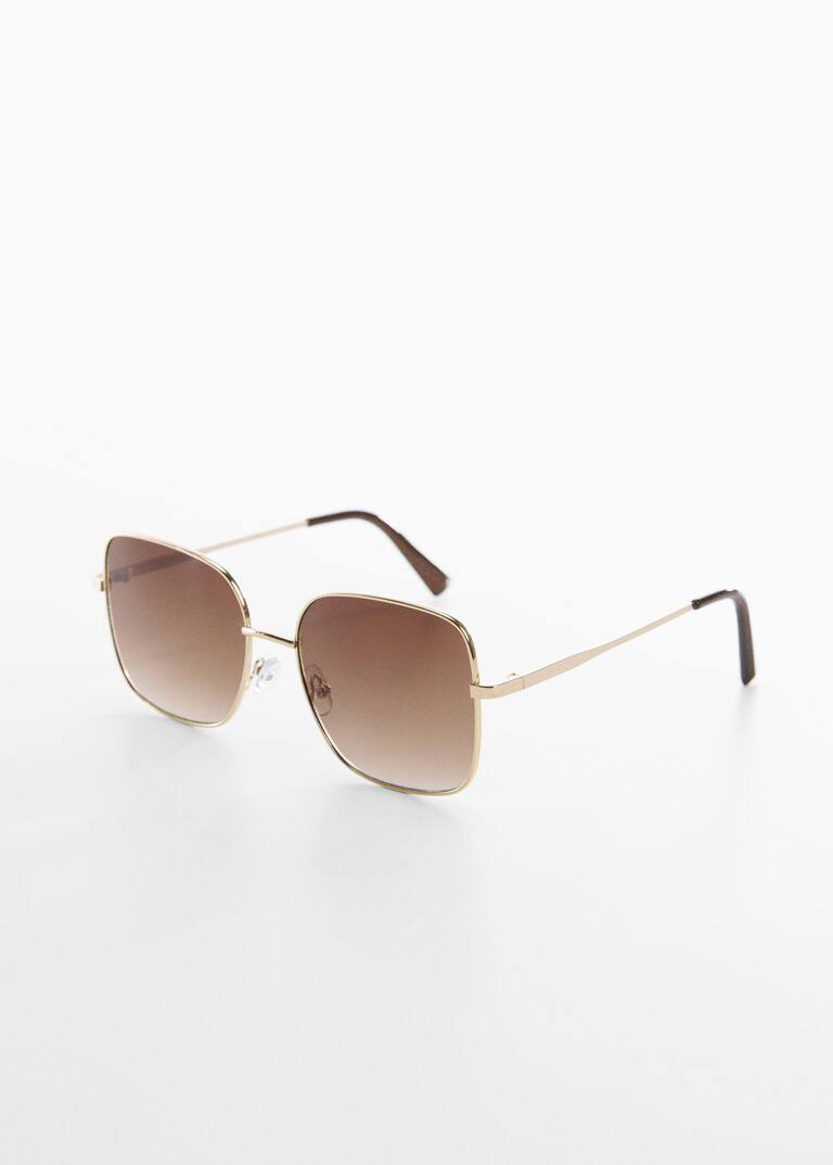 Metallic Frame Sunglasses Women Mango Usa