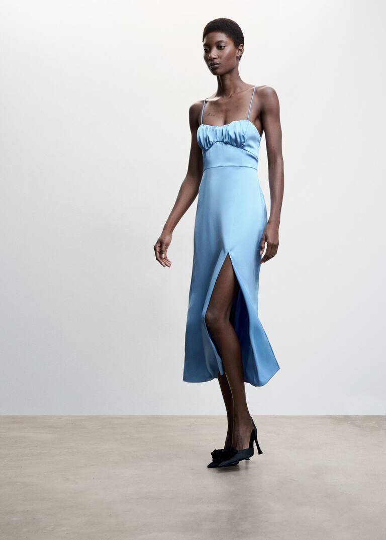 Satin Camisole Dress Women Mango Usa