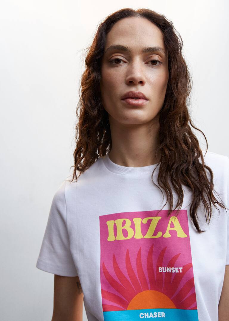 Printed Cotton Shirt Women Mango United Kingdom