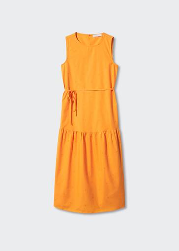 Floral Embroidery Dress Women Mango Usa