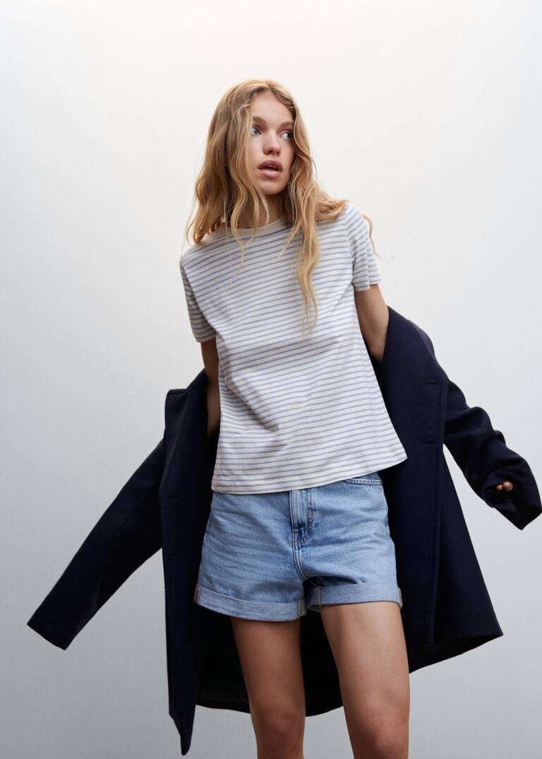 100 Cotton T Shirt Women Mango United Kingdom