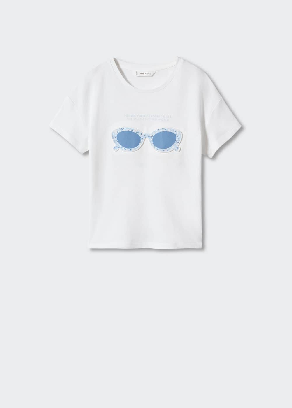 T shirt Mit Reliefmuster Damen Mango Deutschland t-shirt-mit-reliefmuster-damen-mango-deutschland