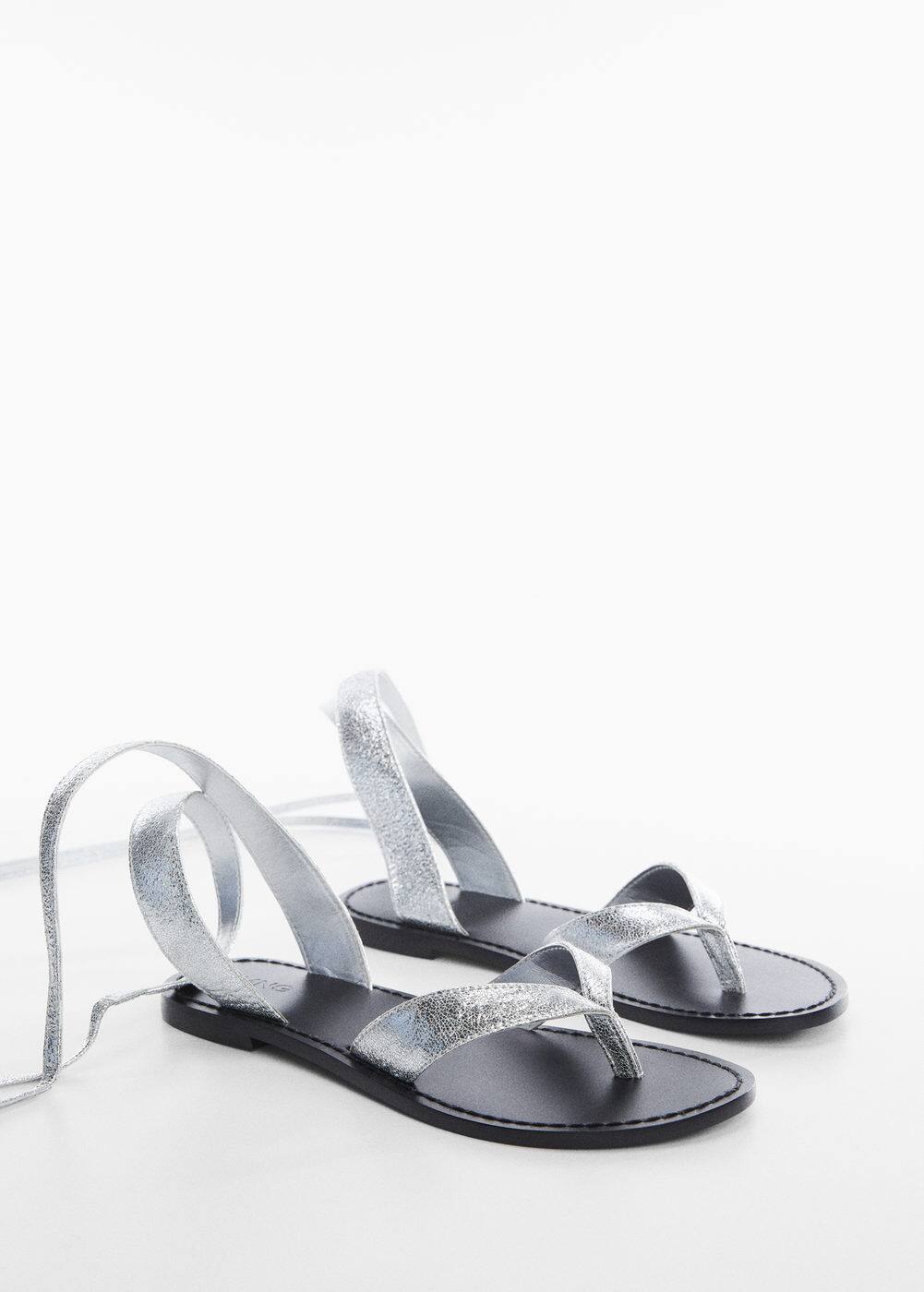 Criss-cross straps sandals - Girls | MANGO OUTLET Denmark