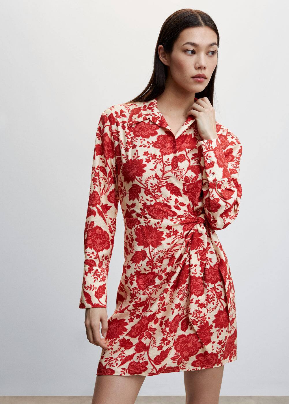Floral Wrap Dress Women Mango United Kingdom