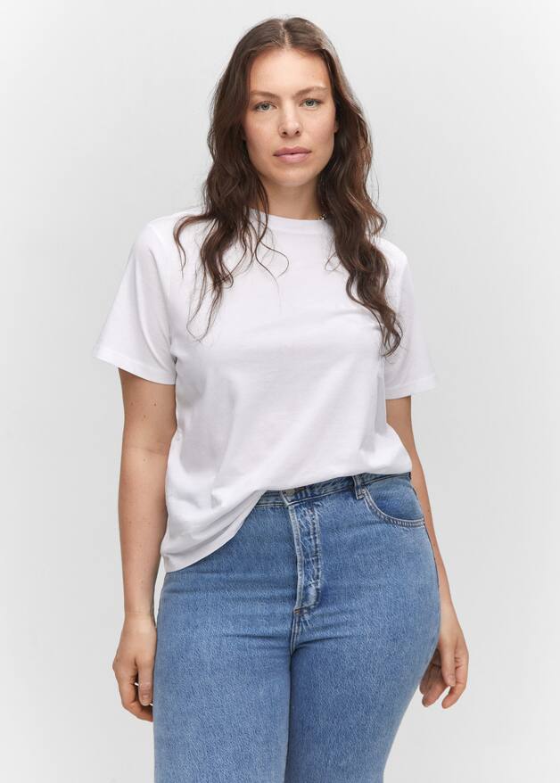 100 Cotton T Shirt Women Mango United Kingdom