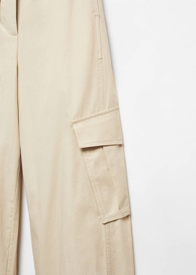 Cotton Cargo Pants Women Mango Usa