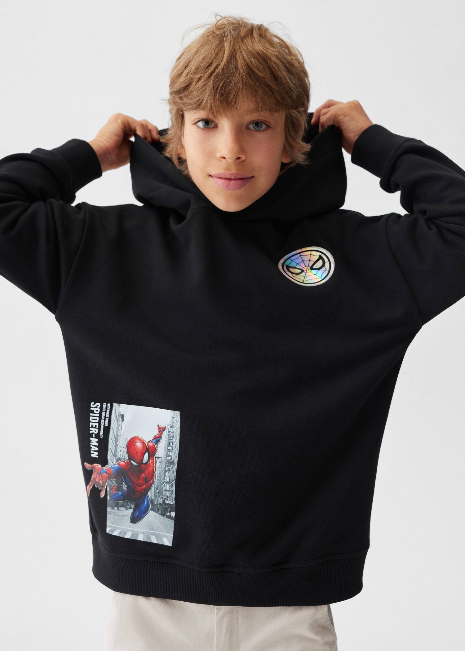 Sudadera Spider Man Mujer Mango España