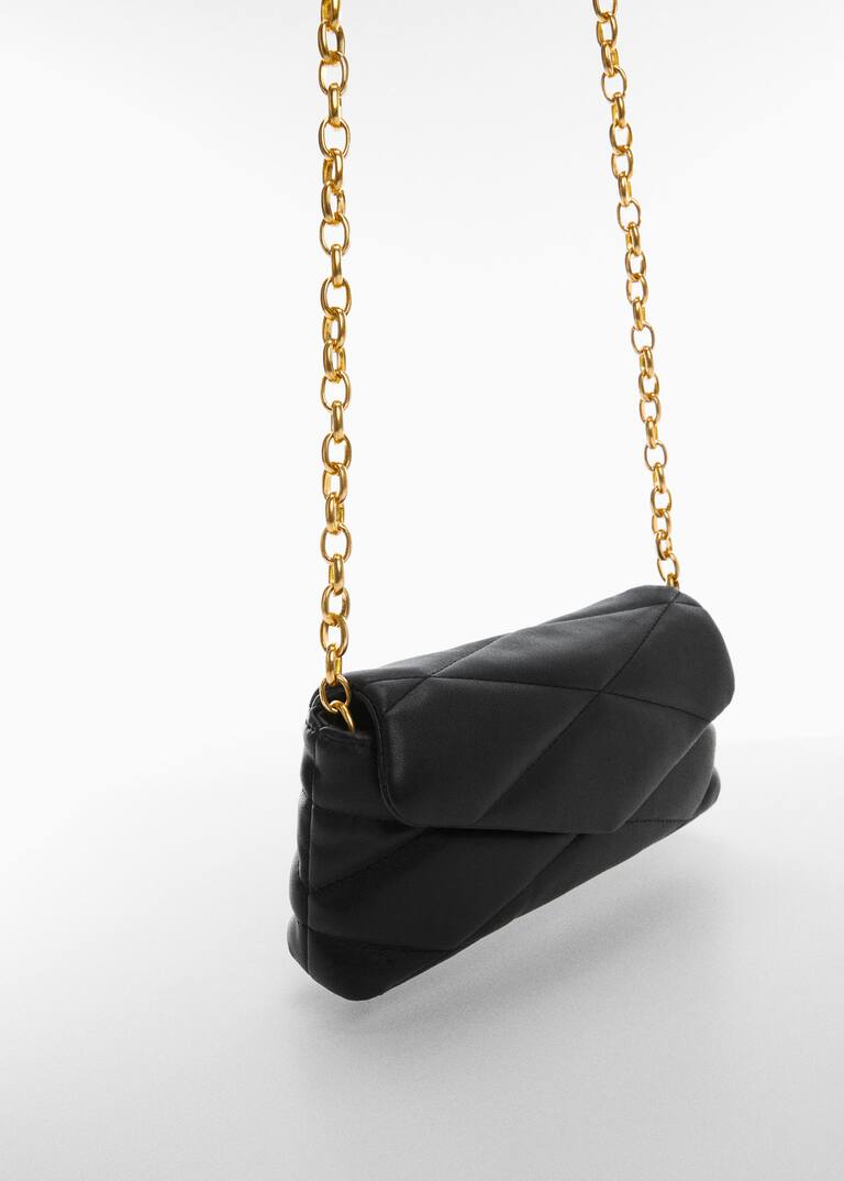 Bolso Cadena Acolchado Mujer Mango México