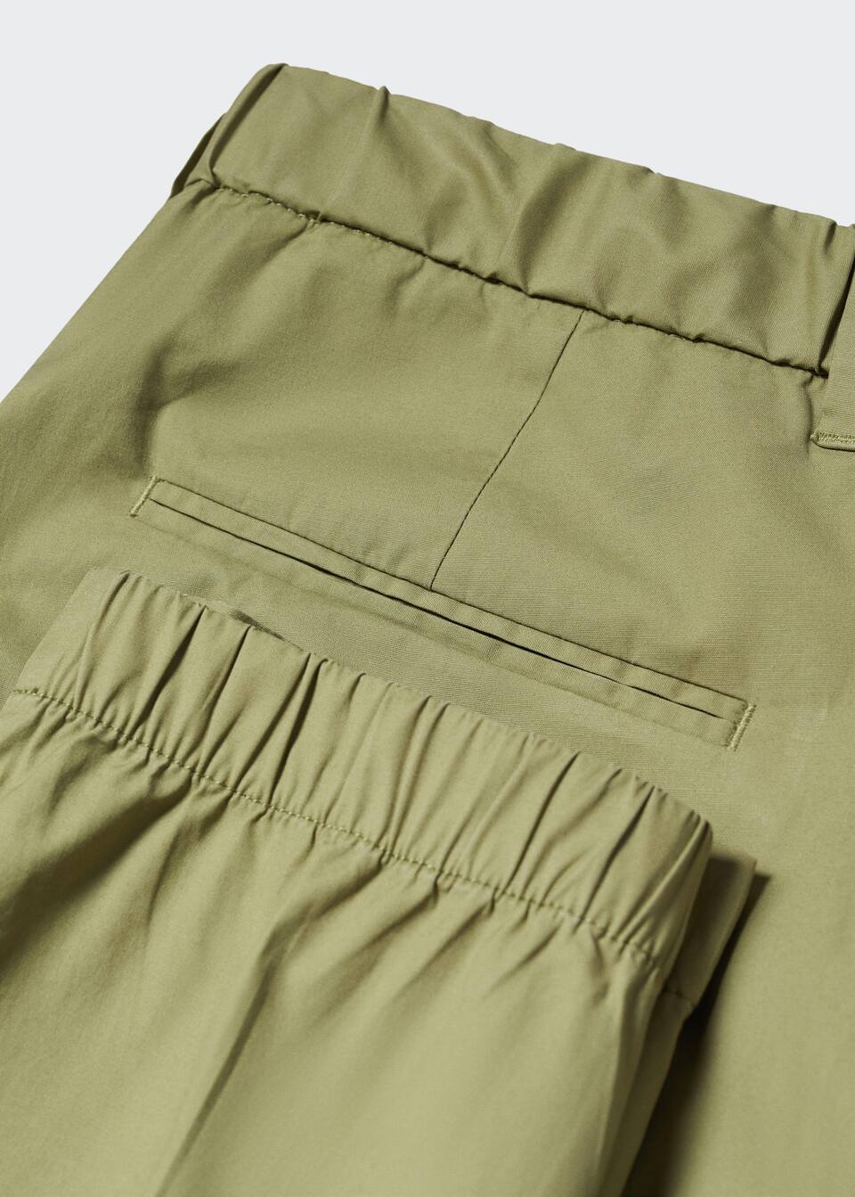 Slim Fit Cotton Trousers Man Mango Man Singapore