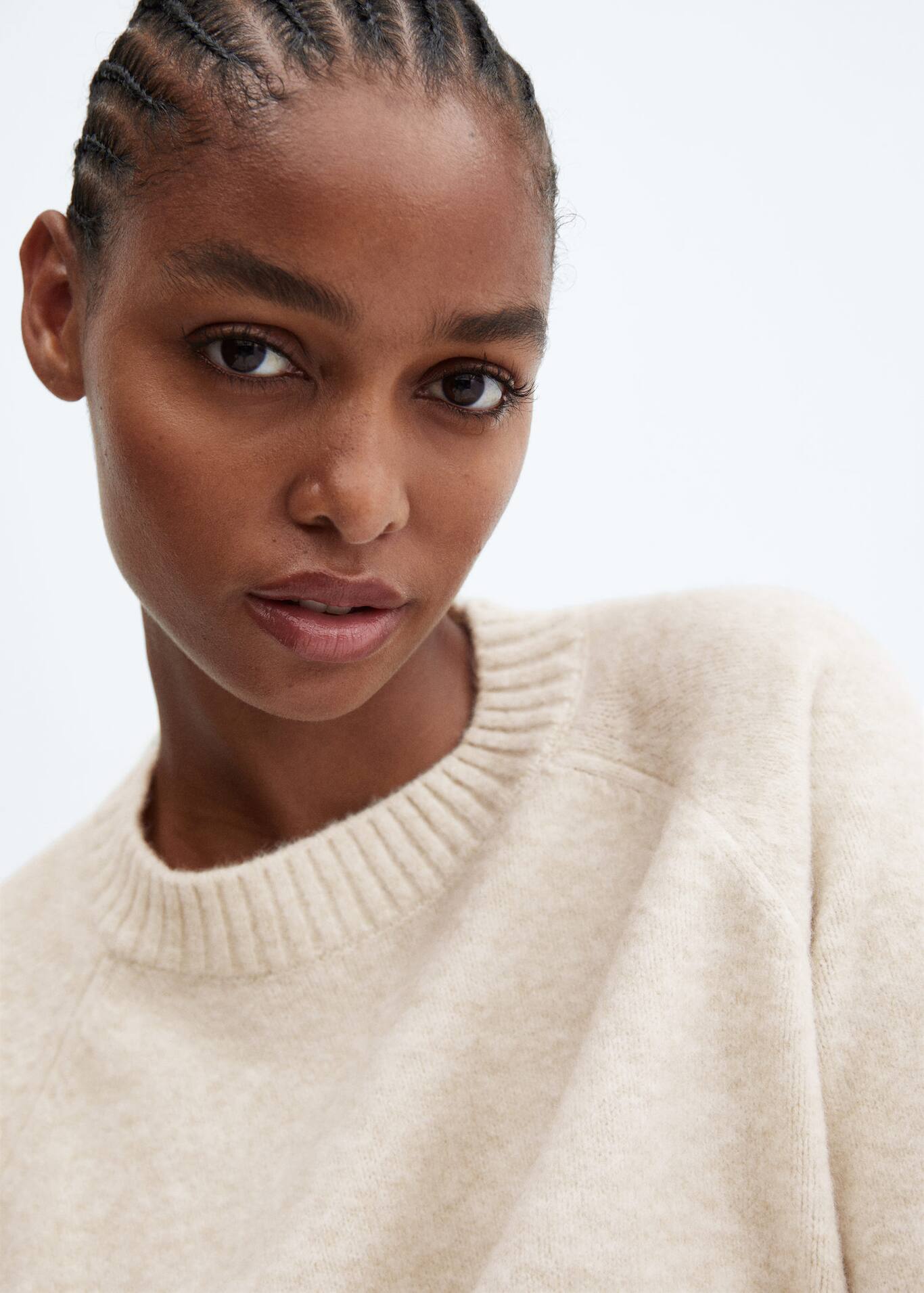 Oversize Knit Sweater Women Mango Usa