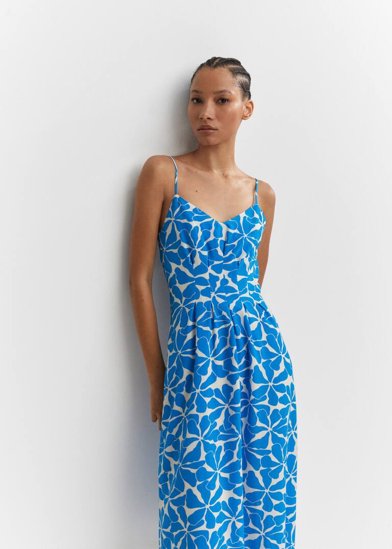 Spaghetti Strap Dress Women Mango United Kingdom