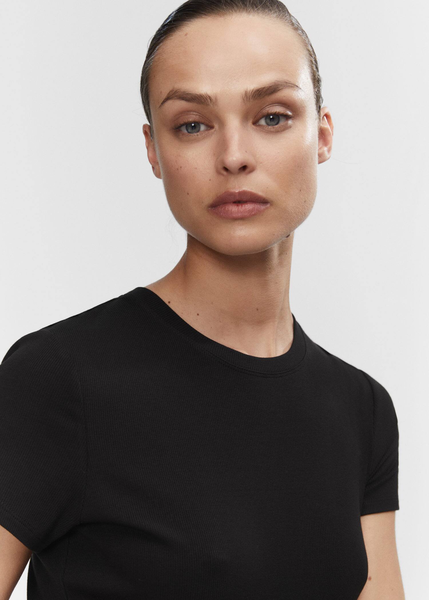 Midi Dress With Slit Women Mango United Kingdom