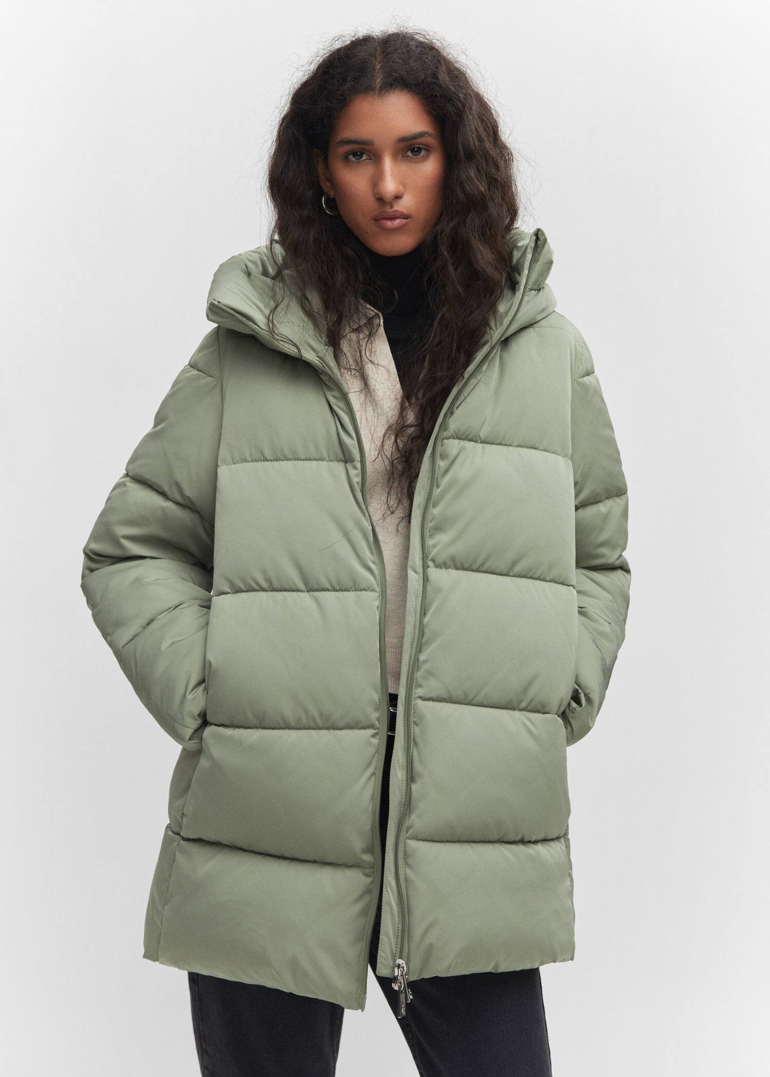 Stepp Anorak Mit Kapuze Damen Mango Österreich