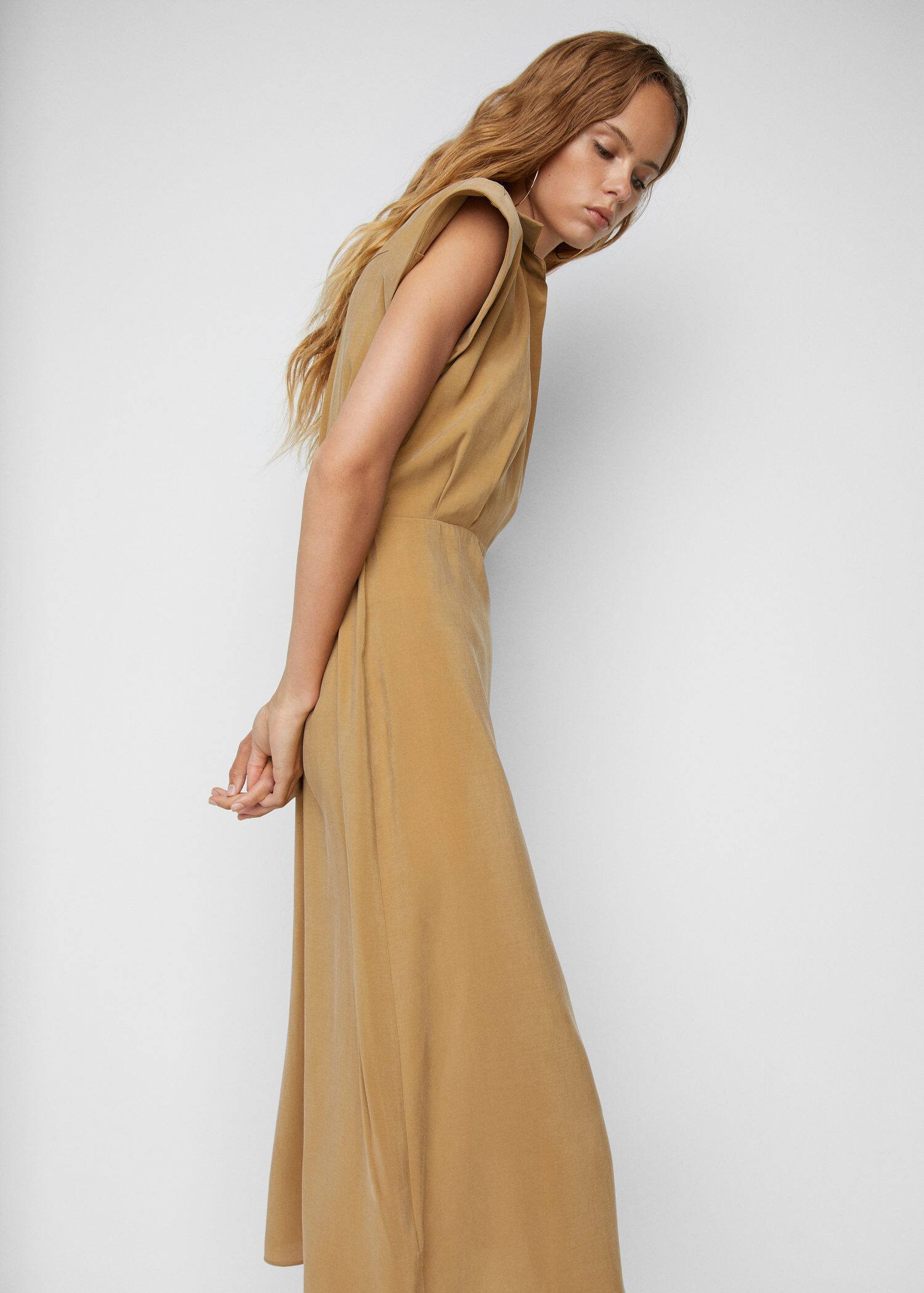 Modal Shirt Dress Woman Mng Australia