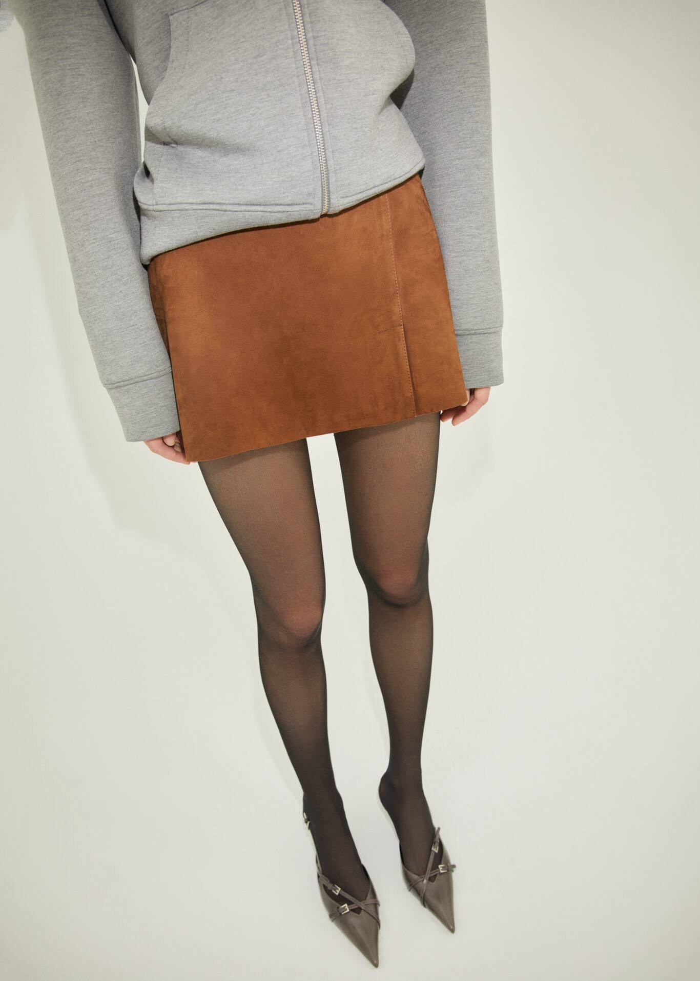 Suede mini-skirt - Women | Mango USA