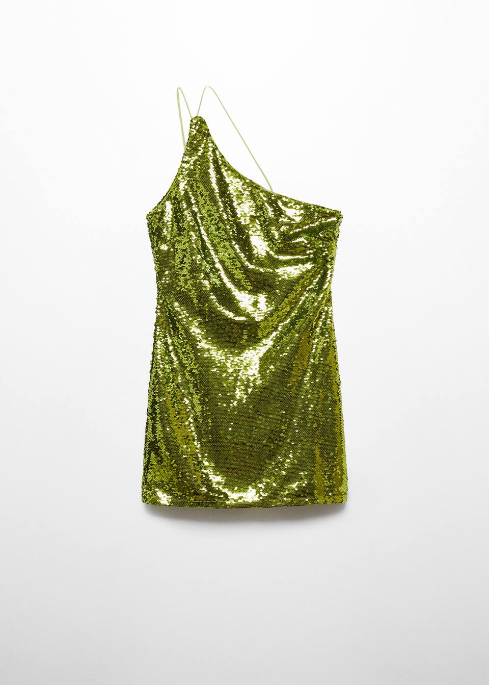 Asymmetric Sequin Dress Women Mango United Kingdom