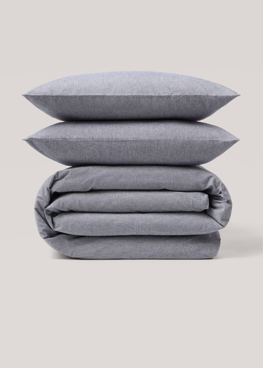 Denim-colour duvet cover queen bed - Woman | Mango Tanzania