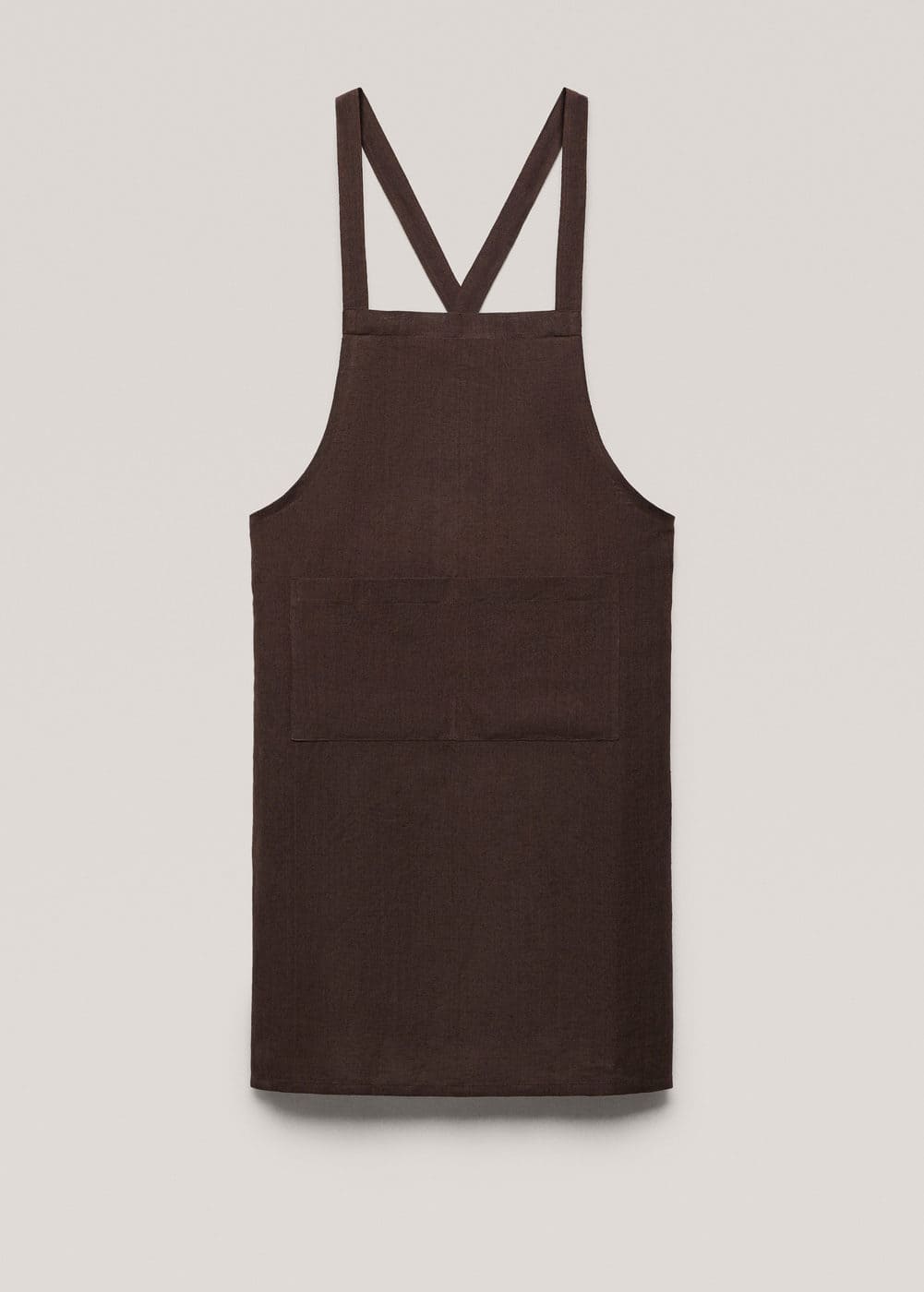 Linen and cotton apron - Woman | Mango New Zealand