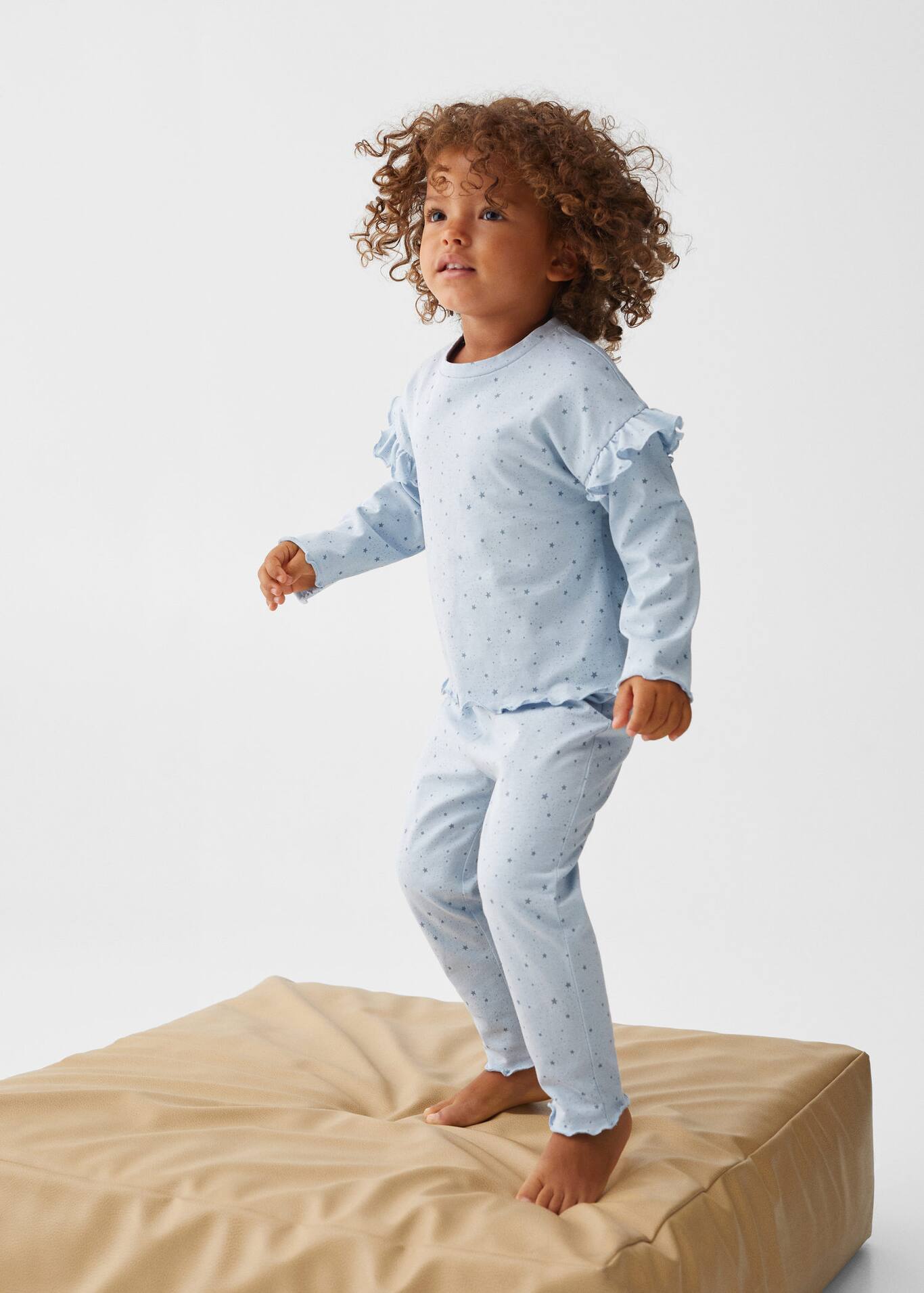 Star print pyjamas - Girls | MANGO OUTLET USA