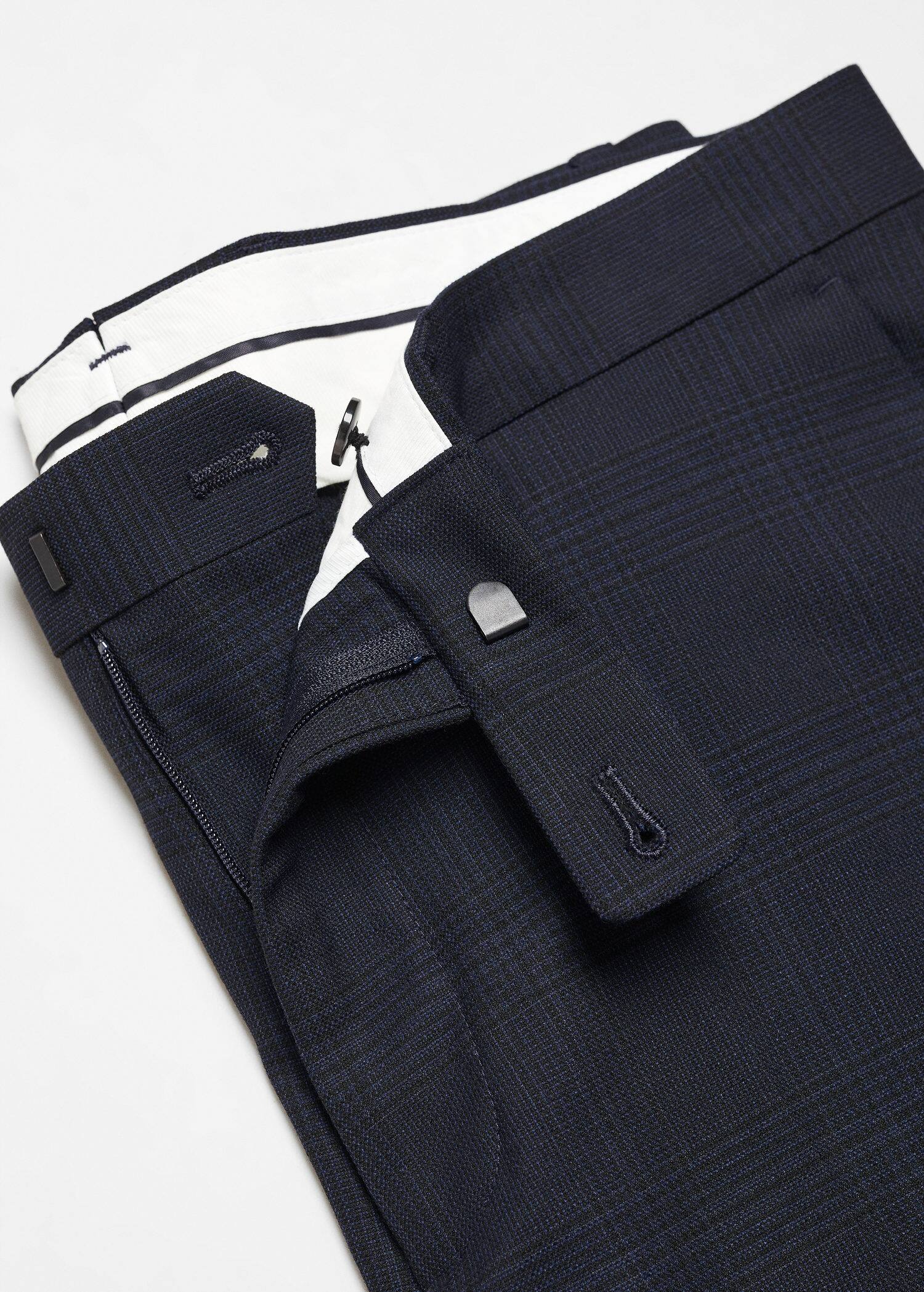 Pantalon Costume Super Slim Fit Tissu Stretch Homme Mango Man France