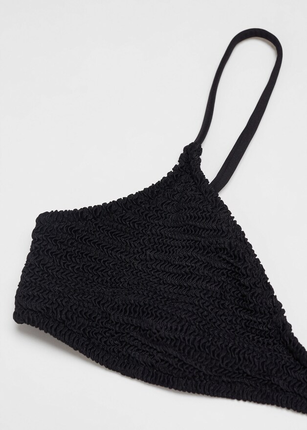 Textured Bikini Top Woman Mango India