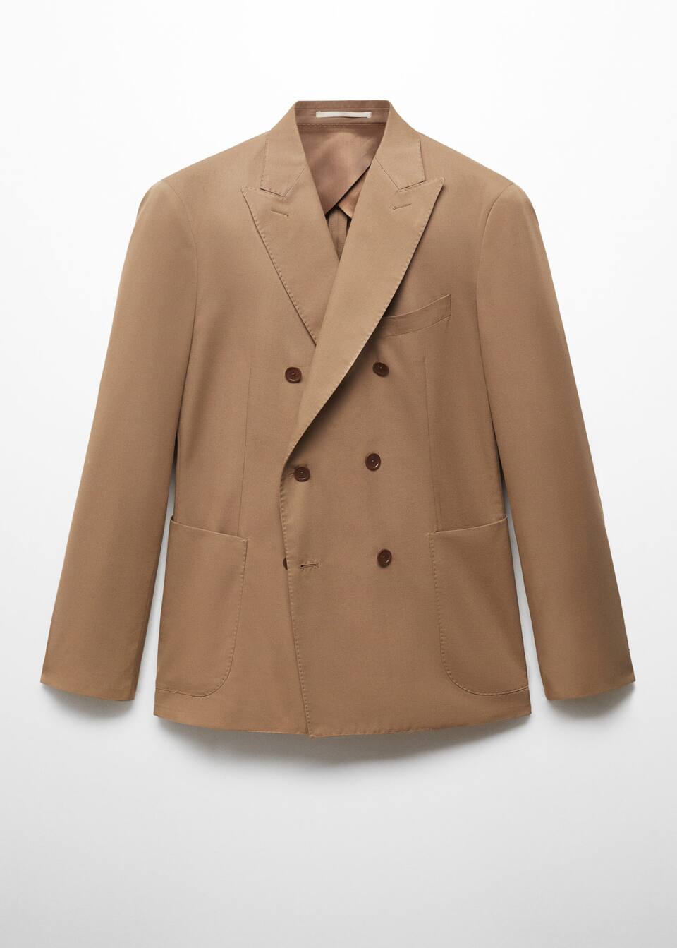 Virgin wool double-breasted suit jacket - Man | Mango Man United Arab ...