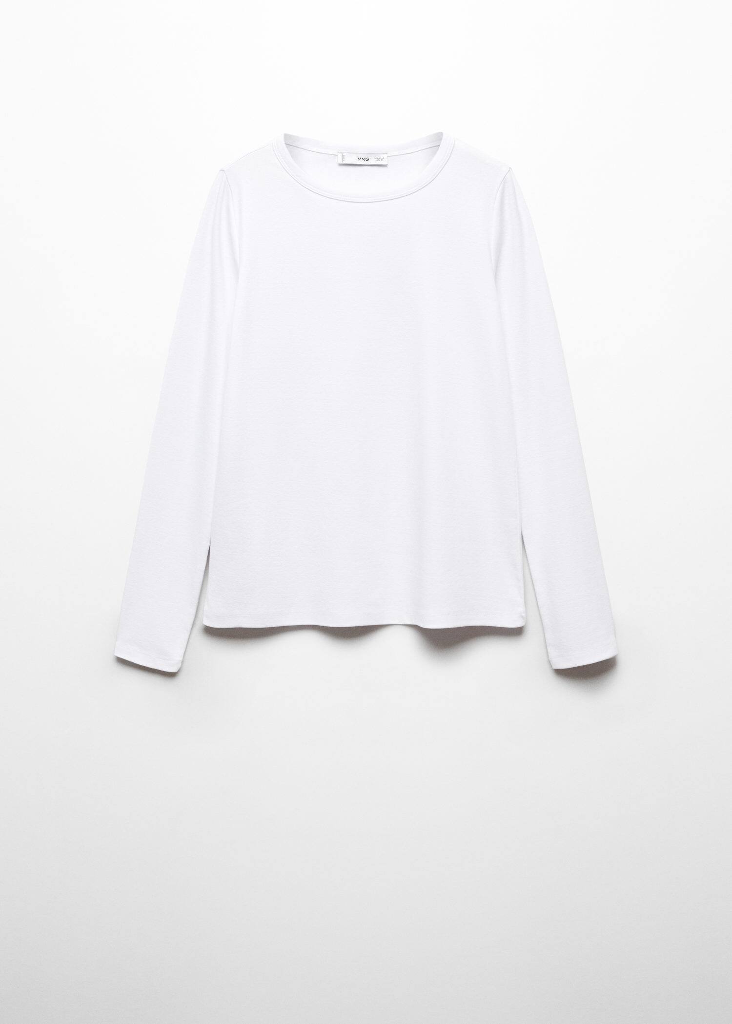 Long Sleeve Cotton T Shirt Woman Mango Vietnam