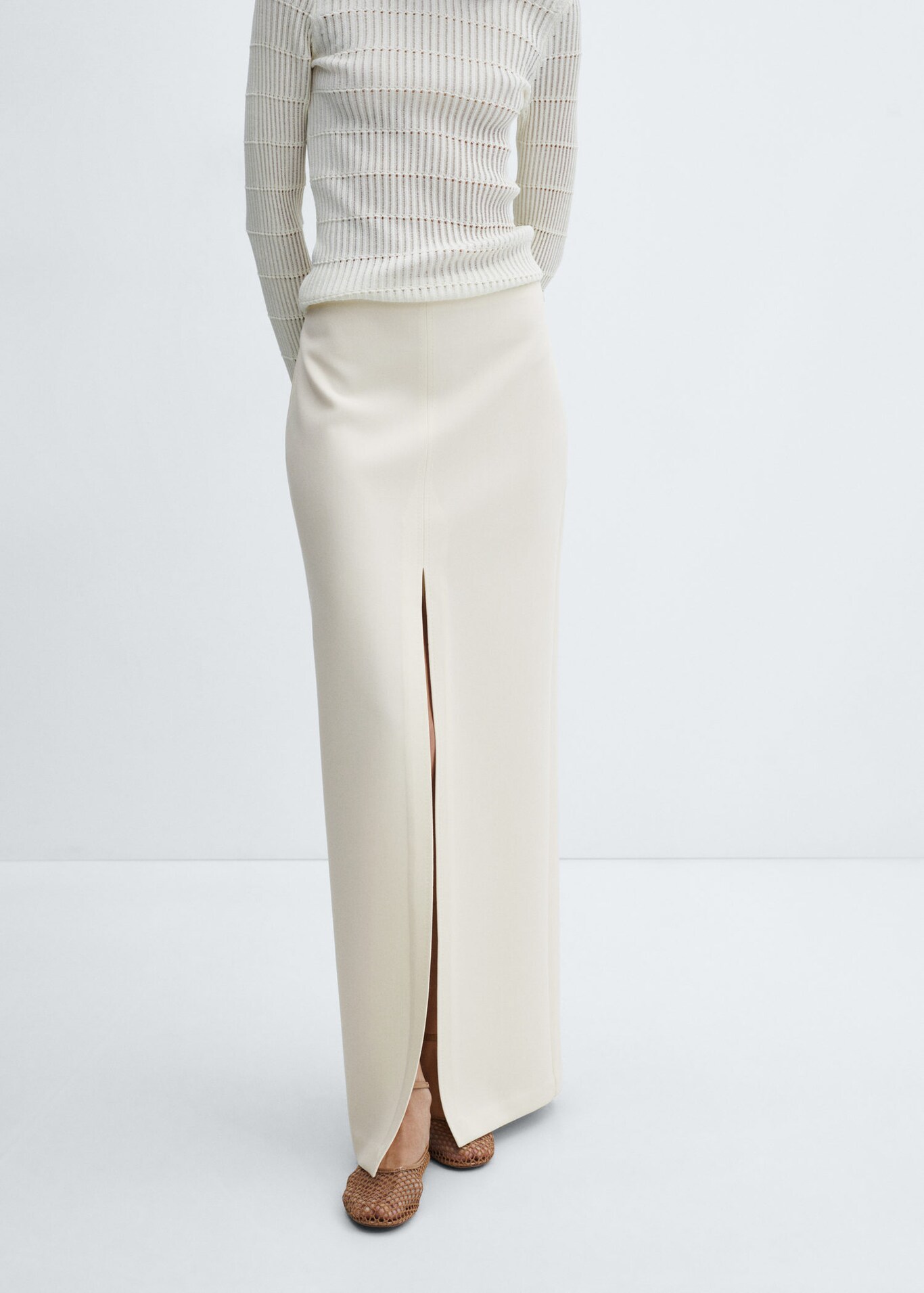 Slit Long Skirt Woman Mng Australia