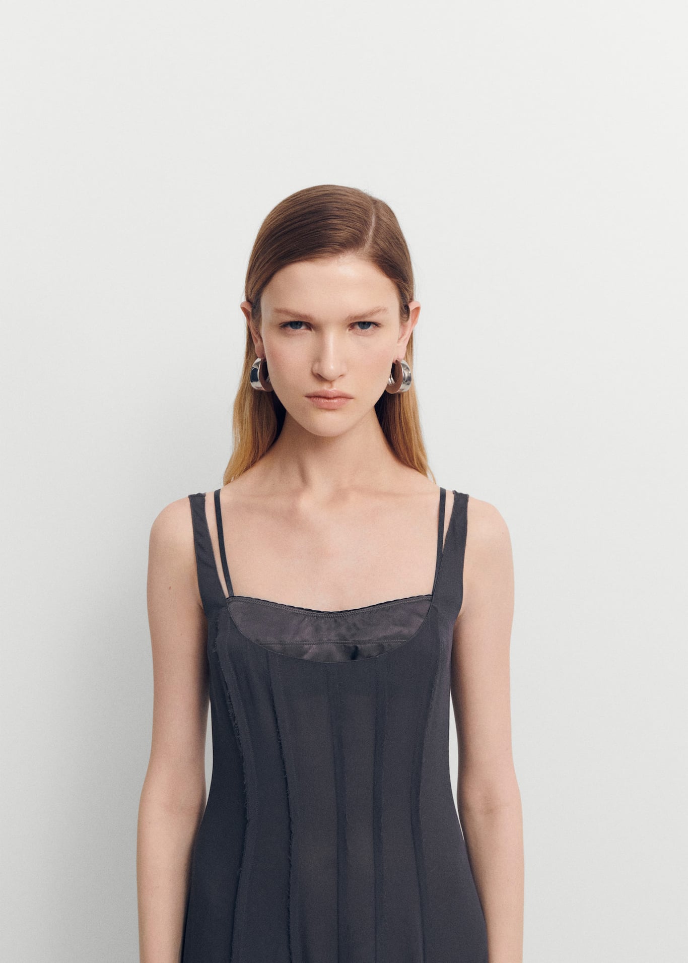Asymmetric Hem Corset Dress Women Mango United Kingdom
