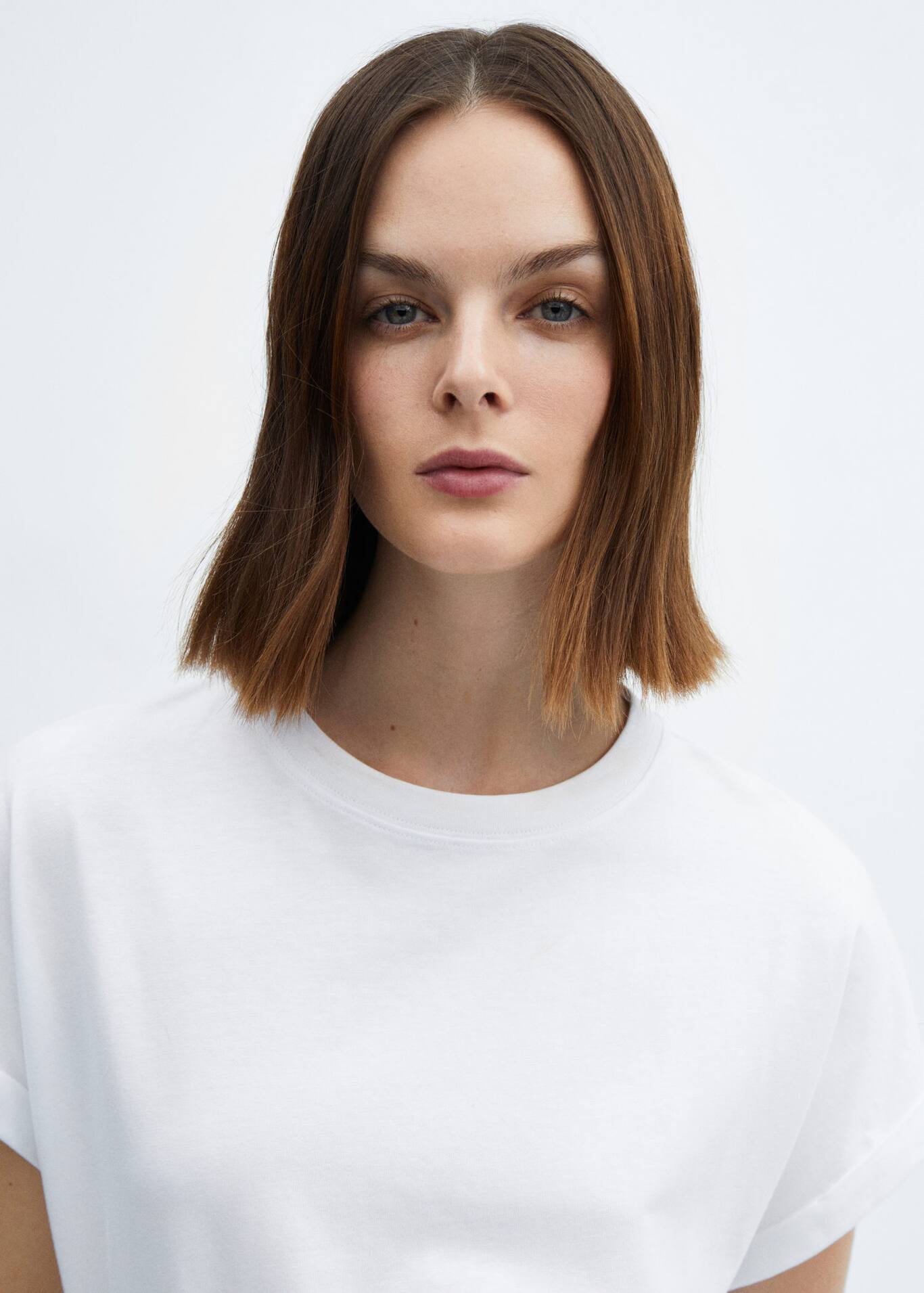 Short Sleeved Cotton T Shirt Women Mango Usa