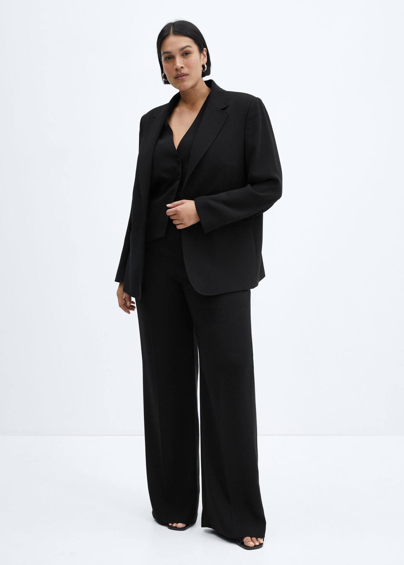 Straight Fit Suit Jacket Woman Mango The Philippines