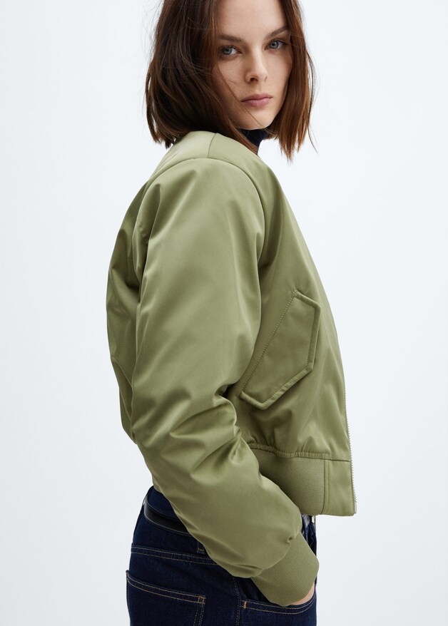 Oversized Bomber Jacket Women Mango United Kingdom