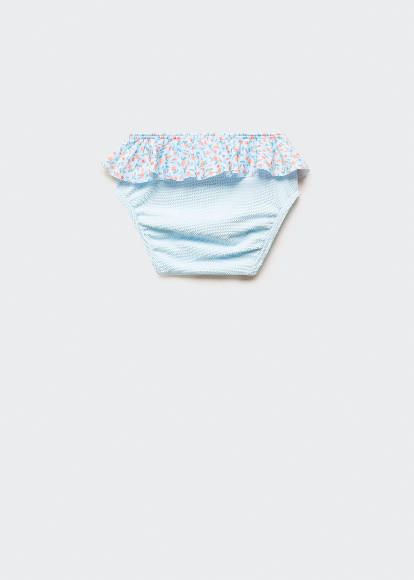 Ruffled Floral Bikini Bottom Women Mango Usa
