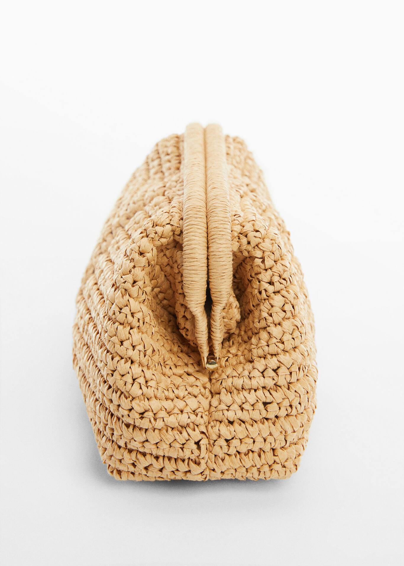 Bolso Clutch Ratán Mujer Mango España